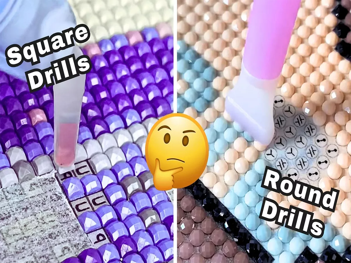 Choosing Your Drills: Round or Square? - DiamondPaintKit.com